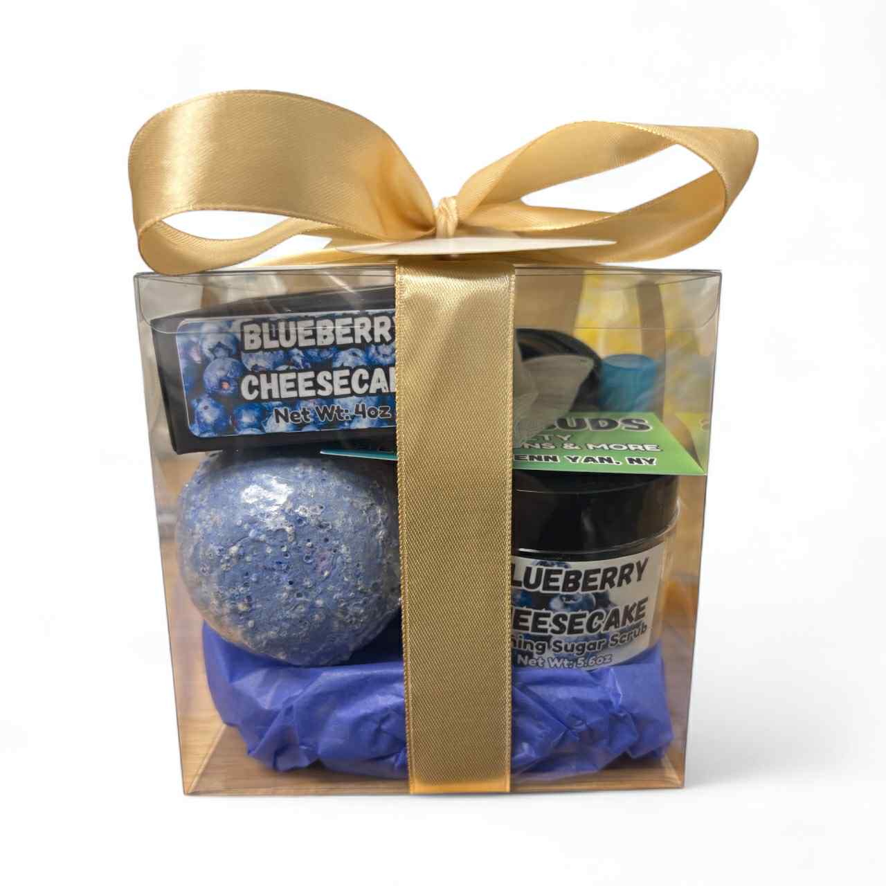 Blueberry Cheesecake Gift Basket | Deluxe Dessert-Inspired Spa Set wit ...
